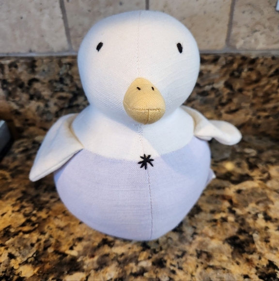 Land Of Nod | Other | Land Of Nod Baby Blue Duck Wobble Rattle Plush ...